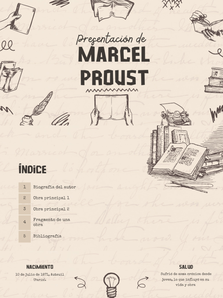 Biografía de Marcel Proust | PDF | Marcel Proust | Escritura