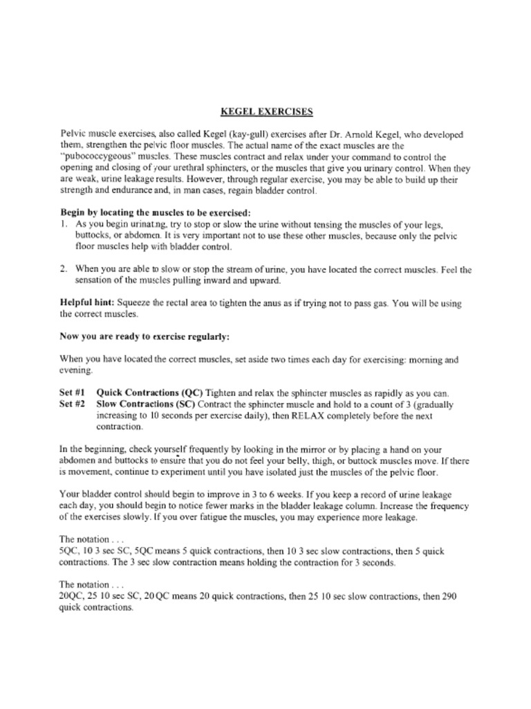 Exercises To Increase Penile Strength | PDF