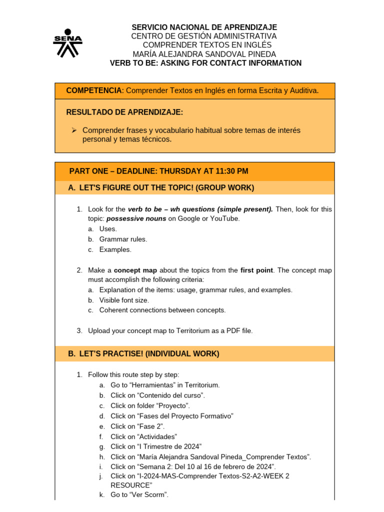 Actividad 2 | PDF | Linguistic Morphology | Language Mechanics