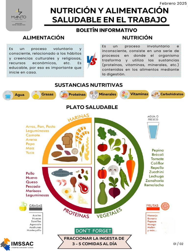 Nutrición y Alimentación Saludable PDF | PDF