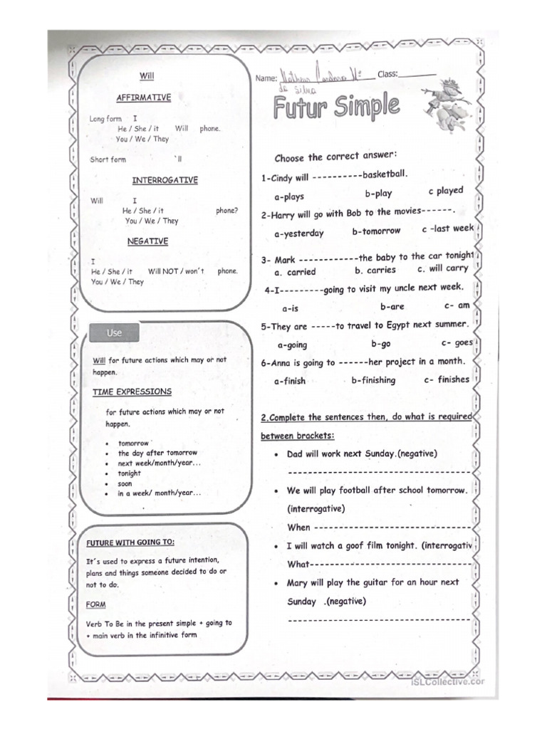 Futur Simple | PDF