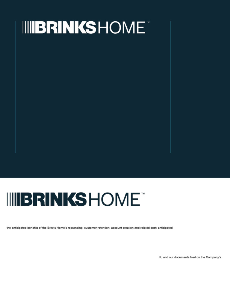 2021.09 - Brinks Home Investor Presentation - Vfinal | PDF | Employee ...
