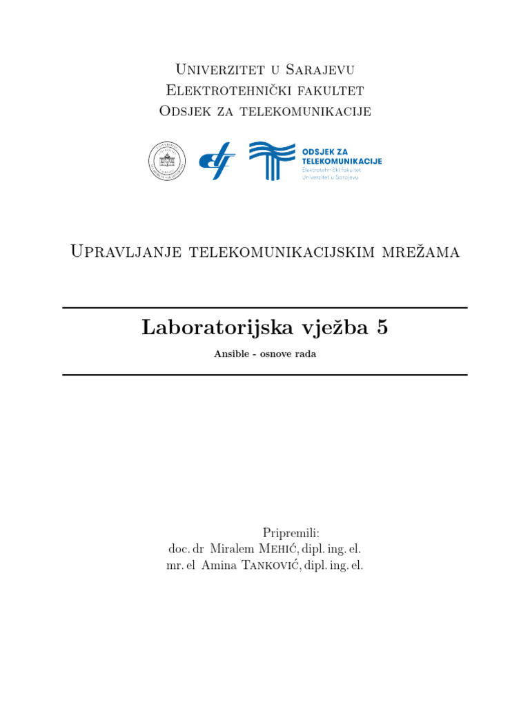 Laboratorijska Vjezba | PDF