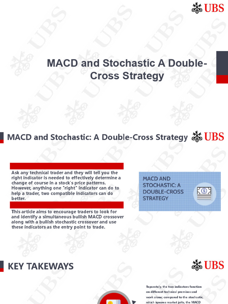 MACD and Stochastic a Double-Cross Strategy | PDF | Financial Economics | Market (Economics)