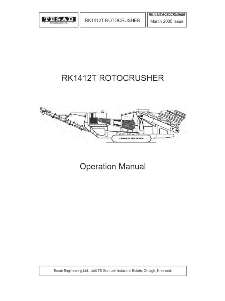 Manual de La Tesab 1412 | PDF