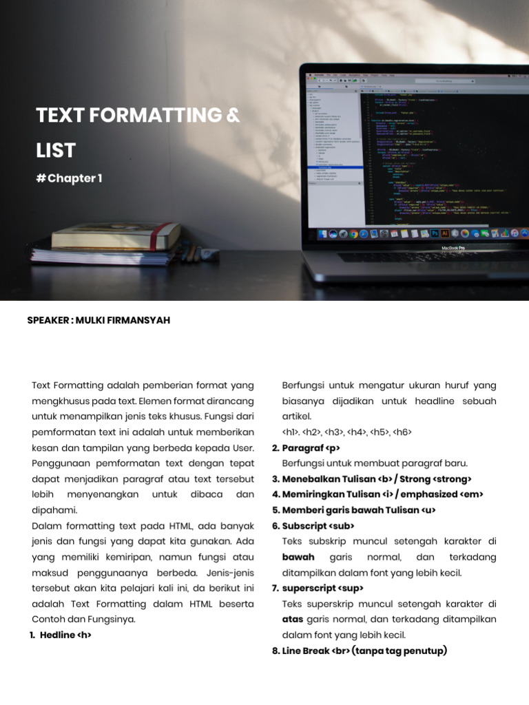 Session 1_Belajar HTML | PDF