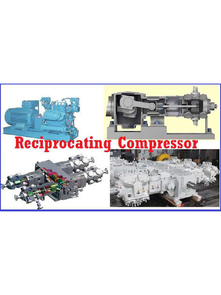 Reciprocating Compressor Course مهم | PDF | Piston | Mechanical Engineering