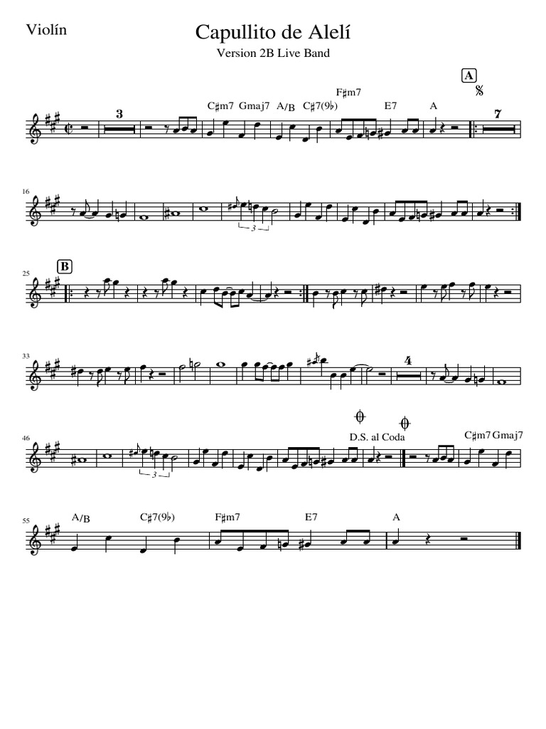 Capullito de Alelí-Violín | PDF