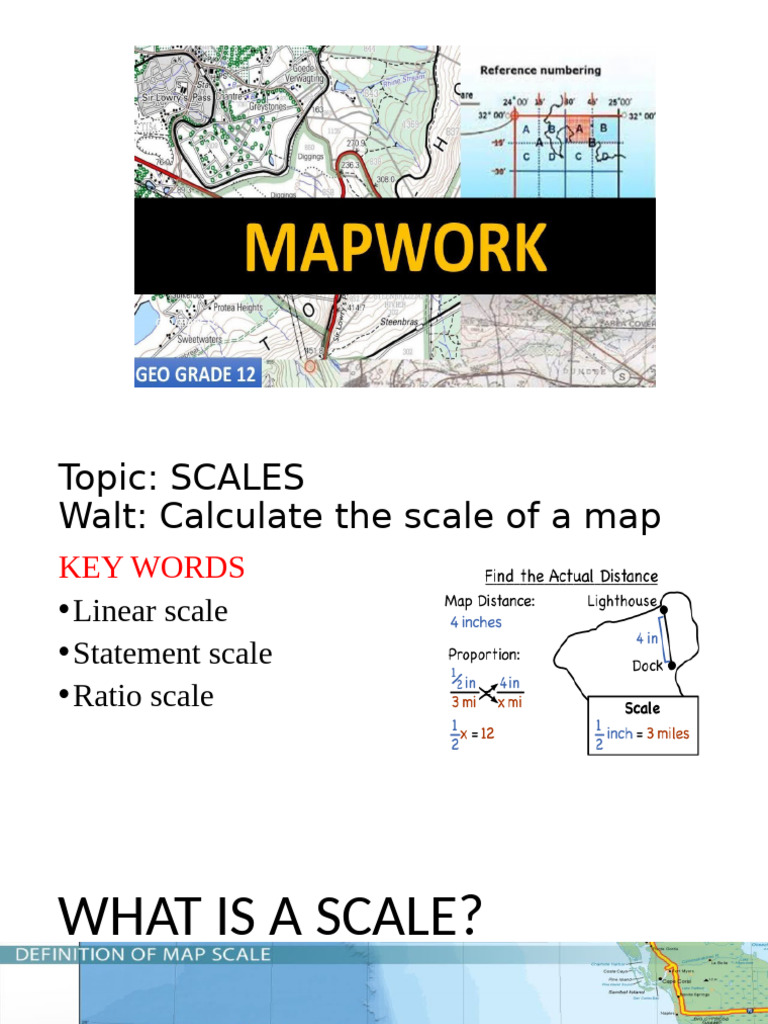 Map Scale | PDF
