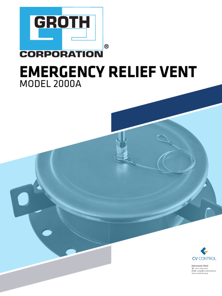 Emergency Relief Vent Model 2000A | PDF