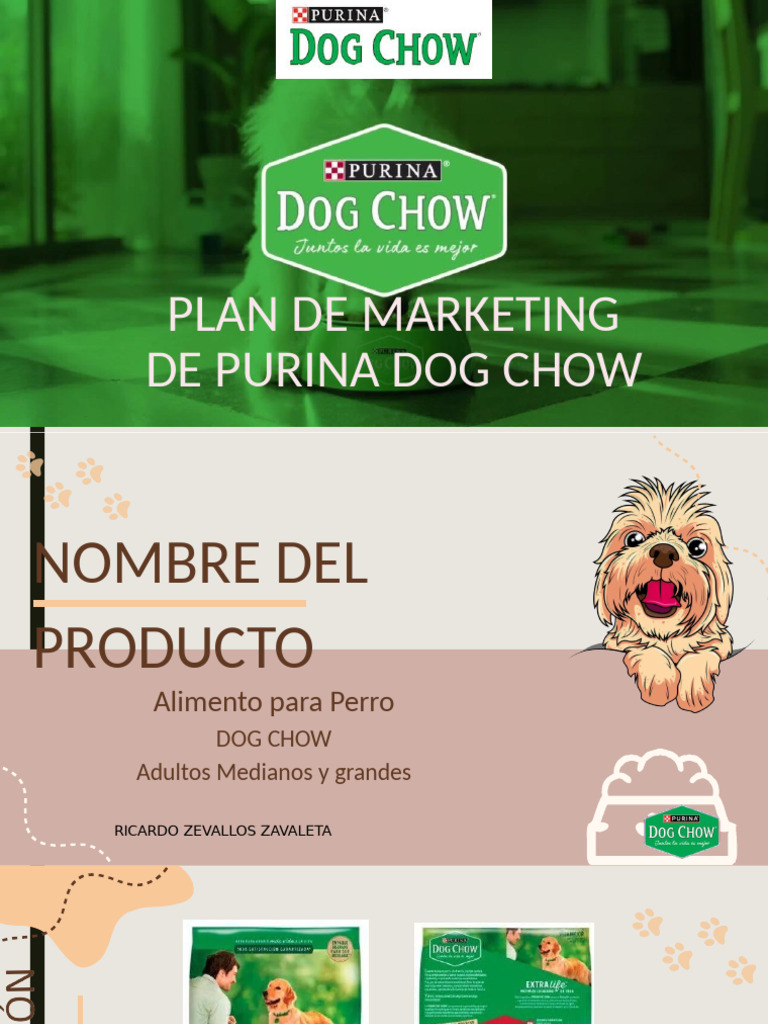 DOG CHOW PRESENTACION RICARDO ZEVALLOS Final | PDF | Alimentos | Marca