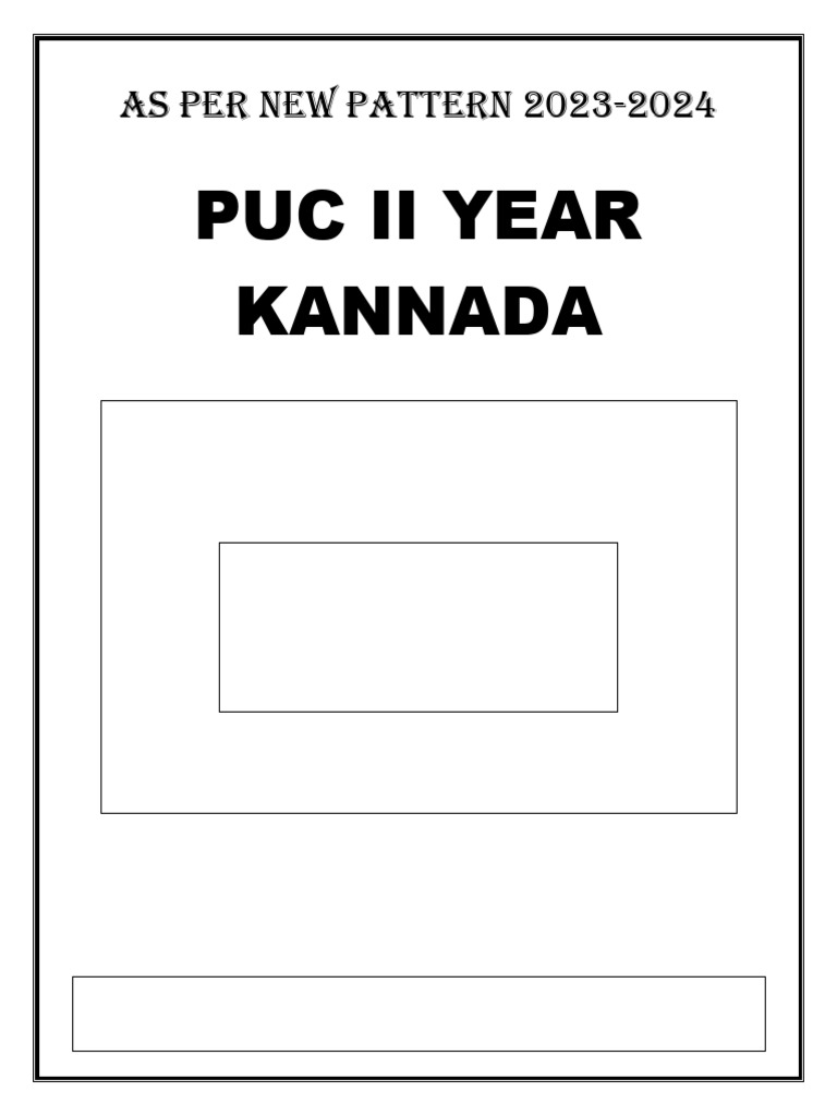 Kan PU2 Mid Term ALL District QP | PDF