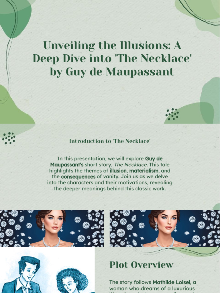 Analyzing Illusion in 'The Necklace' | PDF