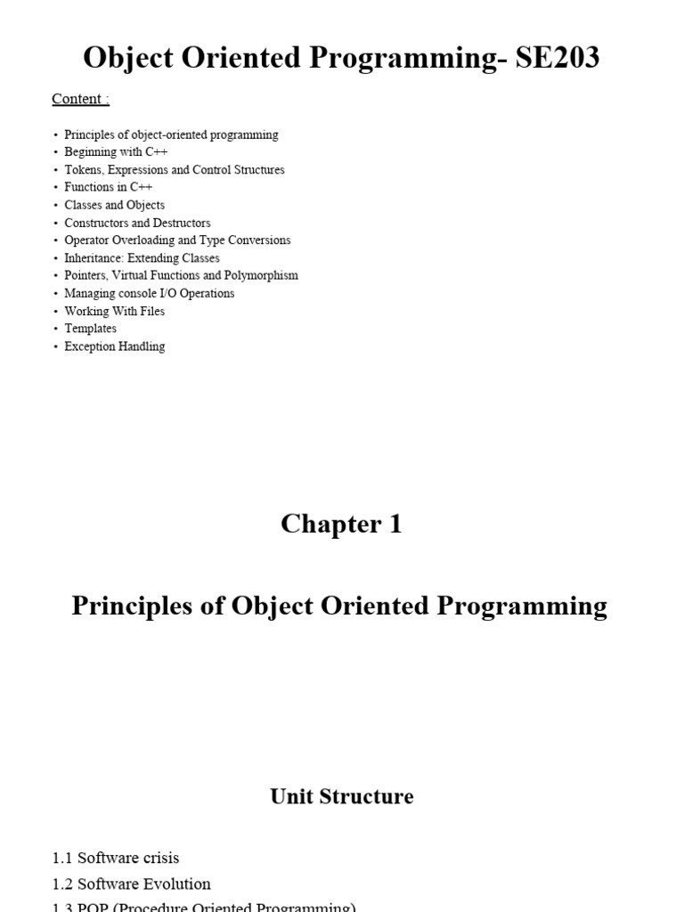 Oops Basics Pdf Object Oriented Programming Class Computer 8358