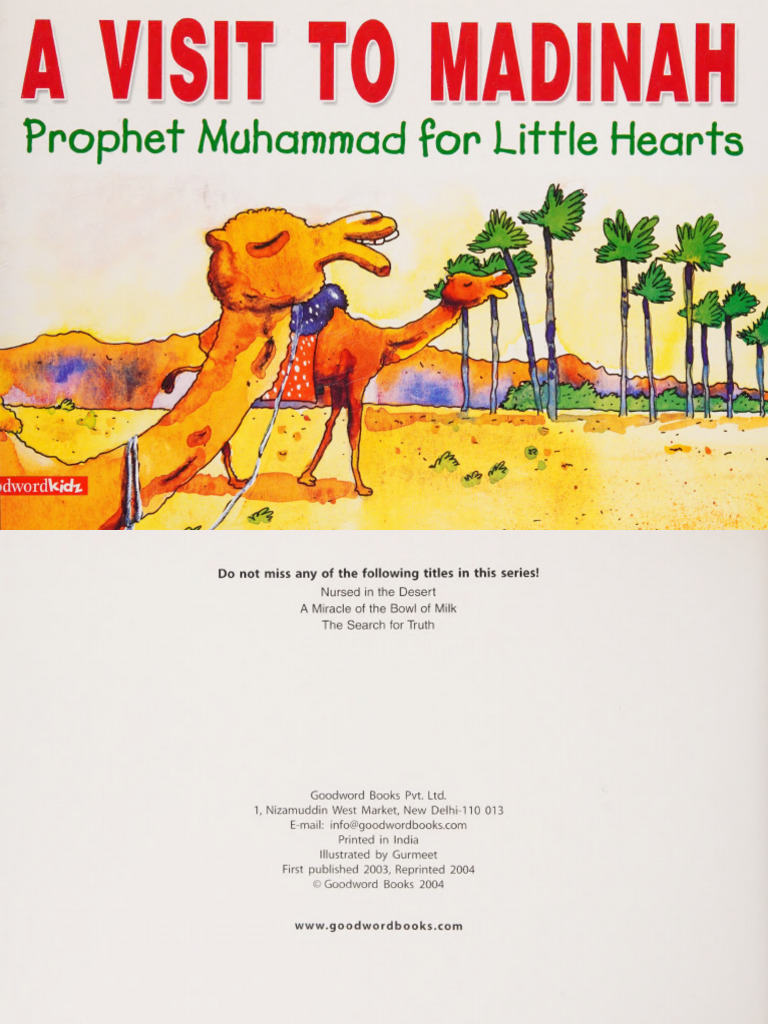 A Visit To Madinah - The Prophet Muhammad For Little Hearts, A - Khan ...