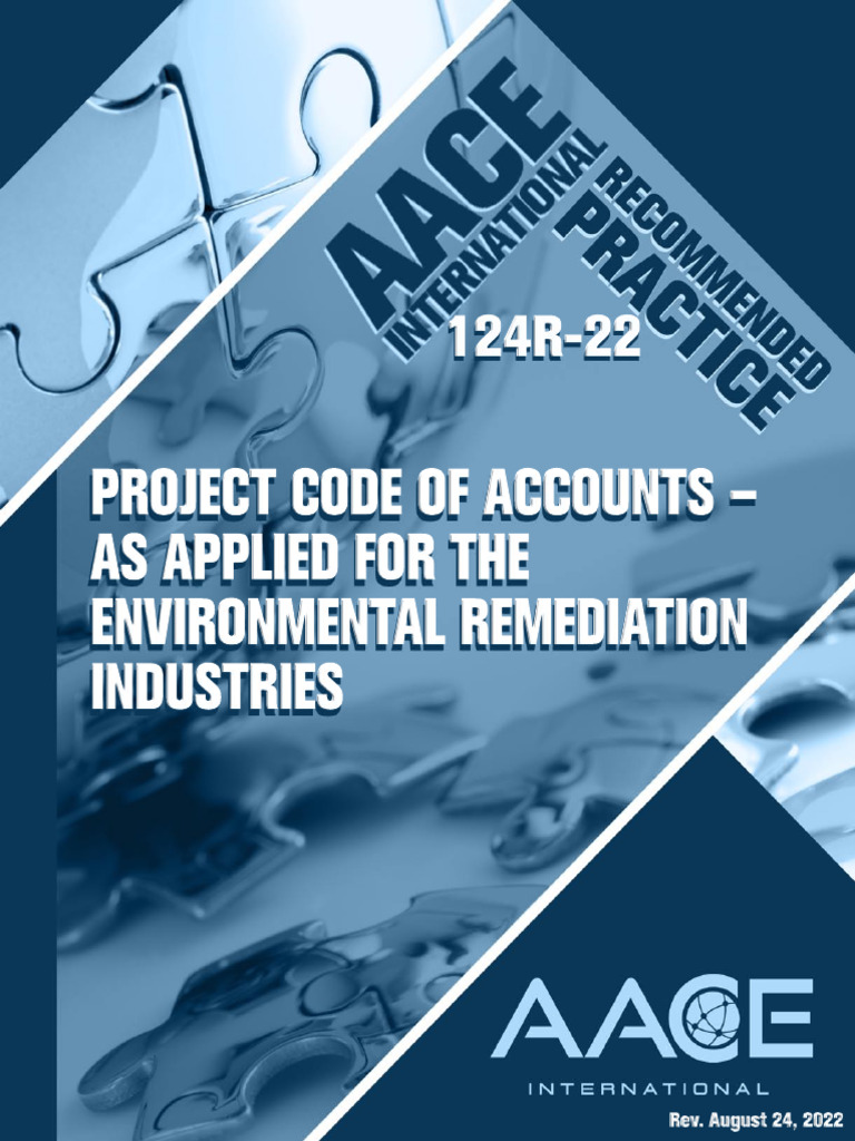 124r-22 PROJECT CODE OF ACCOUNTS - AS APPLIED FOR THE ENVIRONMENTAL ...