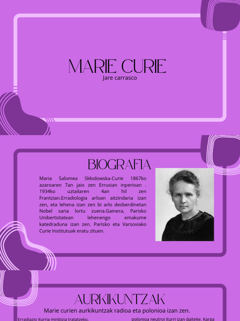 marie curie | PDF