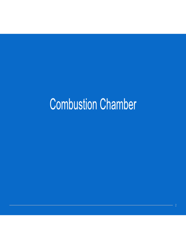 Combustion Chamber Design | PDF