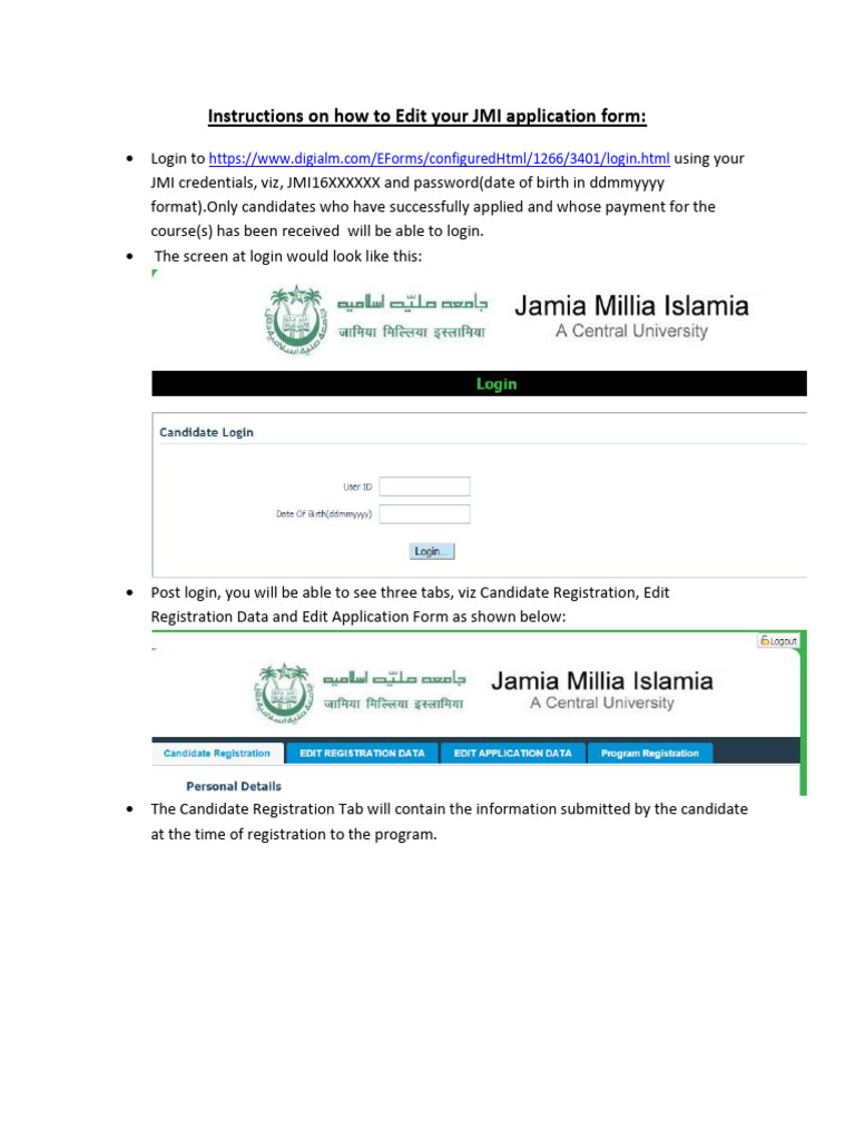 User Manual For Jmi Form Editing | PDF | Button (Computing) | Cyberspace