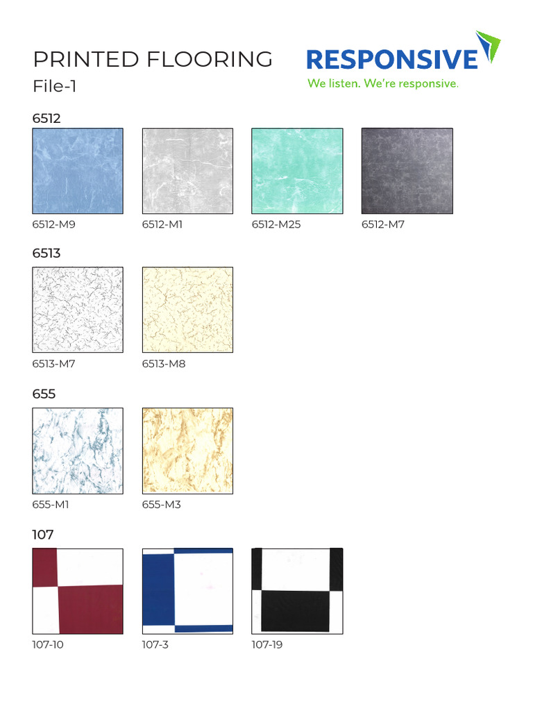 PrintedFlooring Swatch Document | PDF