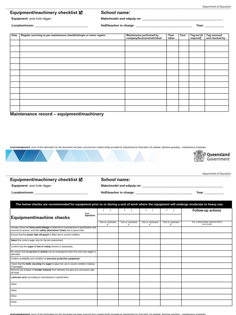 Emr Post Hole Digger | PDF | Machines | Mechanical Engineering