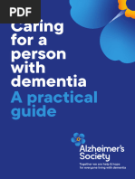 Dementia Care Guide for Home Support | PDF | Dementia | Alzheimer's Disease