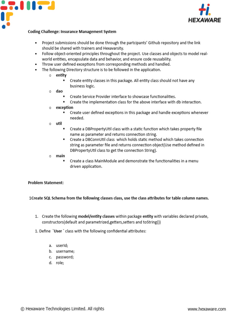 Coding Challenge 4-Insurance | PDF | Class (Computer Programming) | Method (Computer Programming)