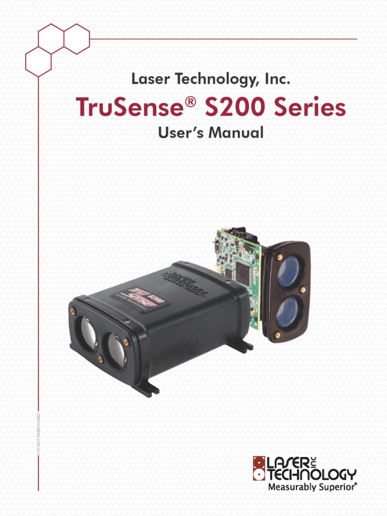 LTI TruSense S200 Series UM.7-1 | PDF | Computer Terminal | Aperture