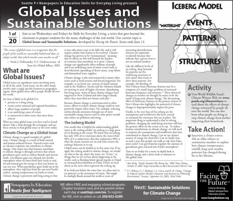 Understanding Climate Change Issues Pdf Climate Change Climate