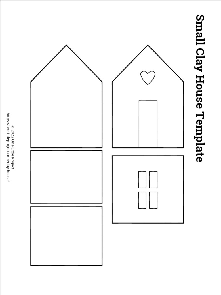 Clay House Template Small | PDF
