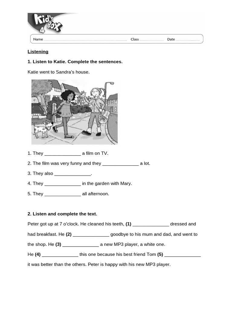 Kids - Box - 4 - Term - 2 - Without - Answers Updated | PDF