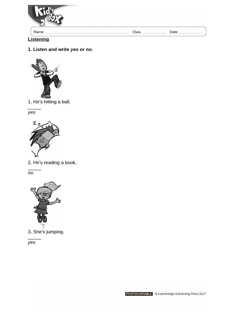 Kids Box 2 Term 2 With Answers | PDF