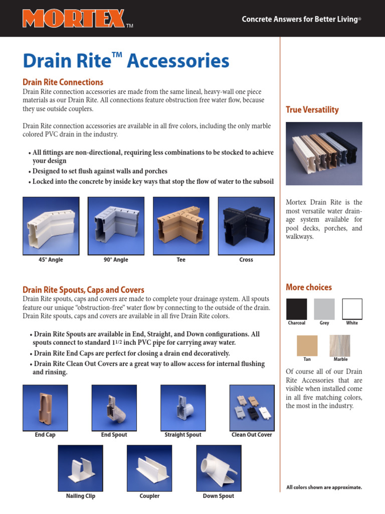 DrainRiteAccessories | PDF | Drainage | Hydrology