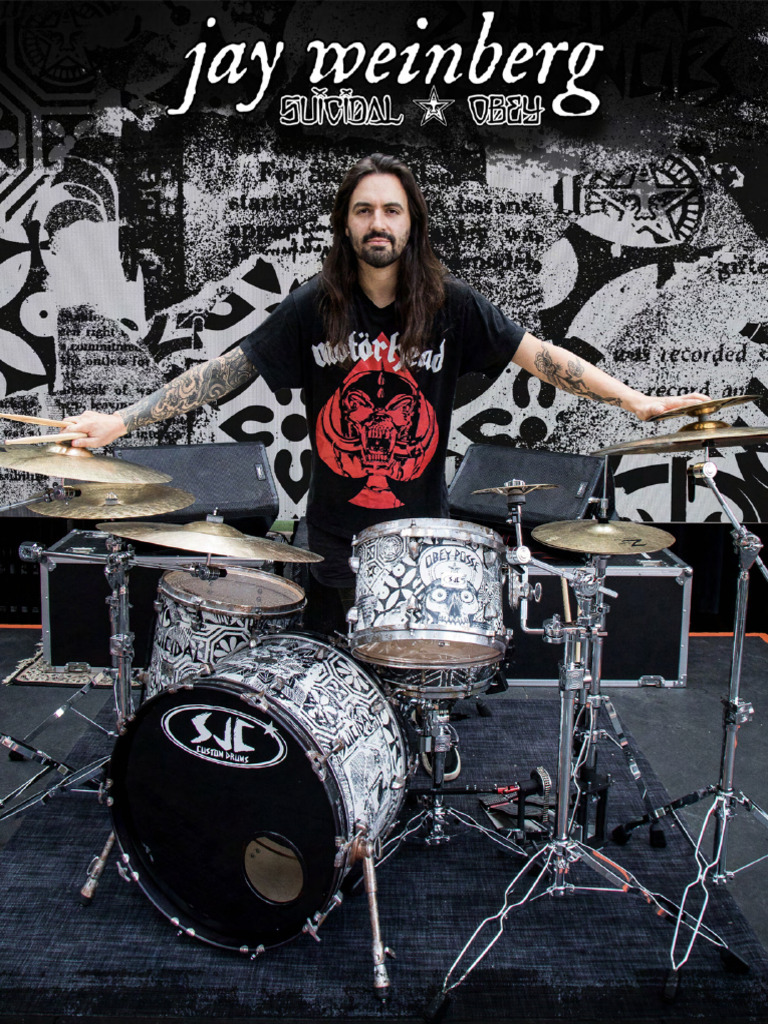 Jay Weinberg 2025 Obey ST Drum Kit Spec Sheet New | PDF | Drum Kit ...