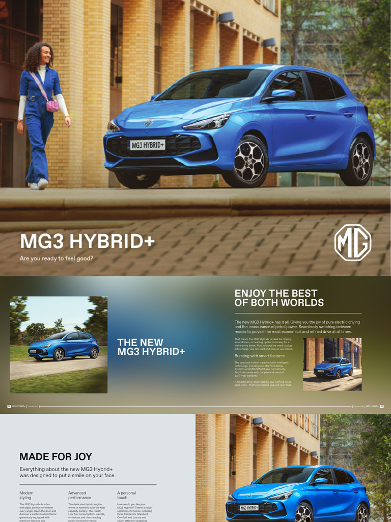 MG3 Hybrid Brochure Digital | PDF | Electric Vehicle | Hybrid Vehicle