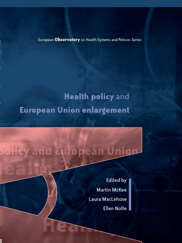 Health Policy and European Union | PDF | Enlargement Of The European ...