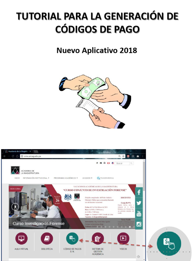 Generación de Códigos de Pago AMAG 2018 | PDF