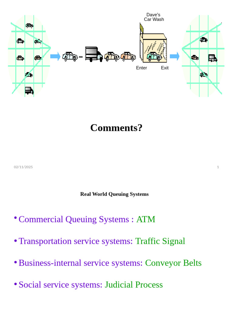 Lecture 13. Queuing Theory | PDF | Applied Mathematics