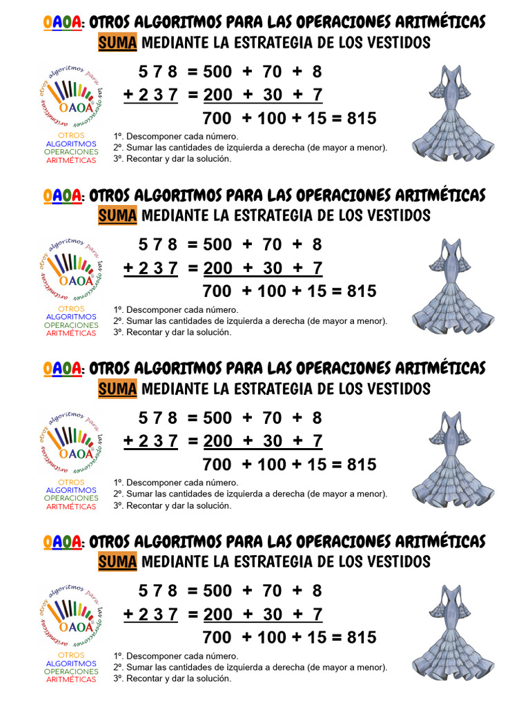 Oaoa Sumas - Los Vestidos (Libreta) | PDF