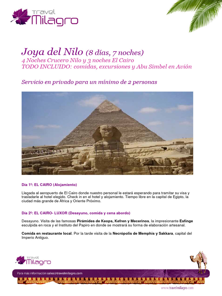 La Joya Del Nilo | PDF | El Cairo | Antiguo Egipto