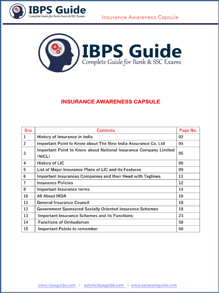 Insaurance Awareness | PDF