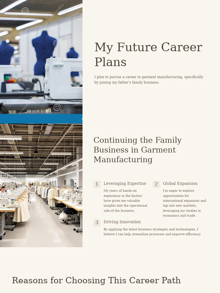 My Future Career Plan Final | PDF | Innovation | Economics