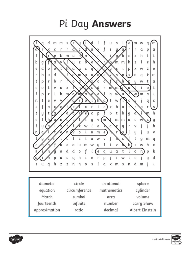 Answers Pi Day | PDF