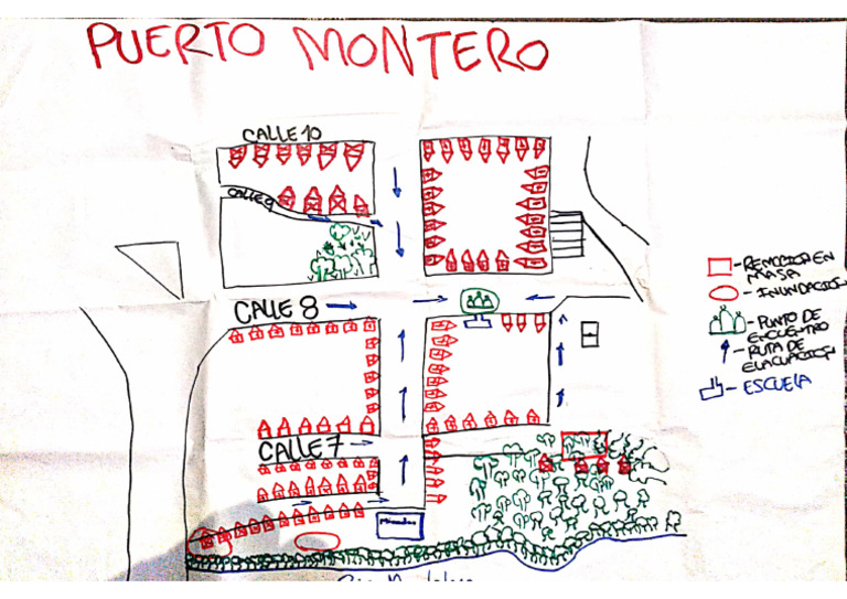 Mapa Comunitario Puerto Montero - Oficina de Gestión Del Riesgo ...