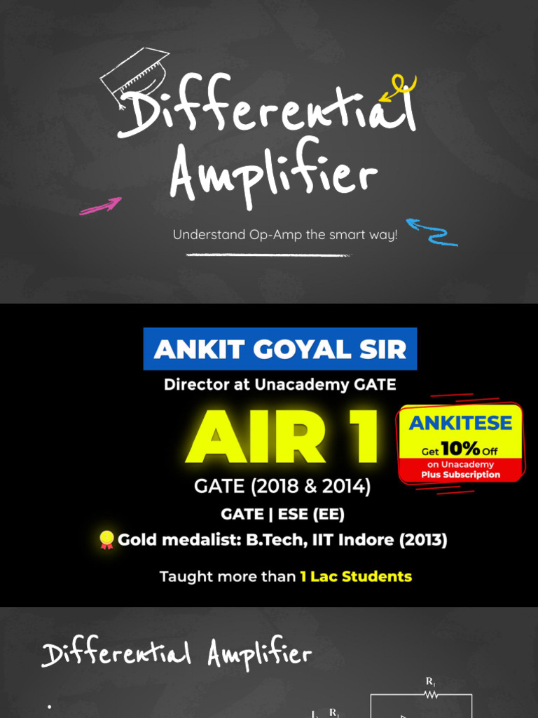 Lecture-9 Differential Amplifier | PDF