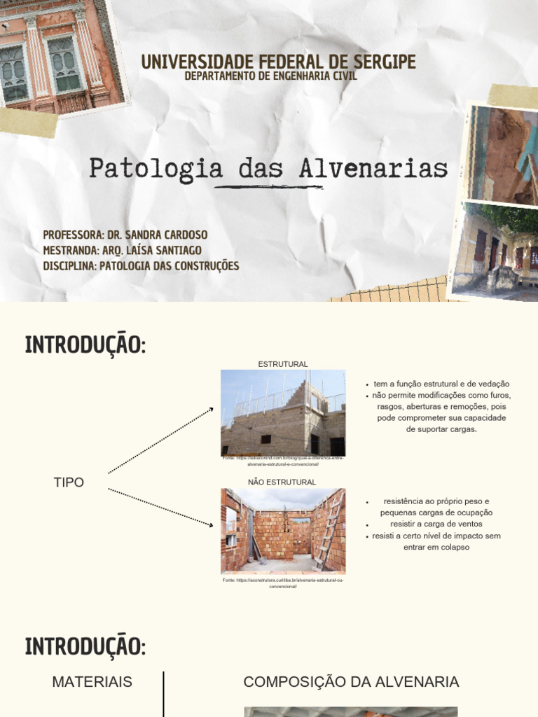 Aula 0302 | PDF | Argamassa (alvenaria) | Estresse (Mecânica)