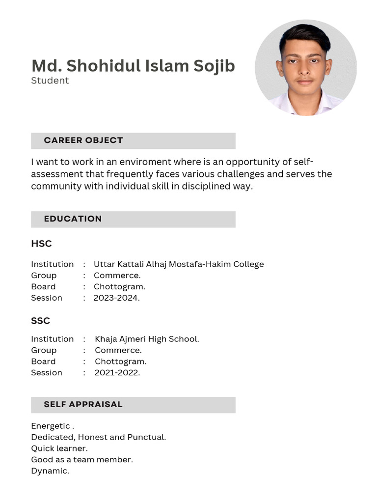 Shojib's Resume | PDF