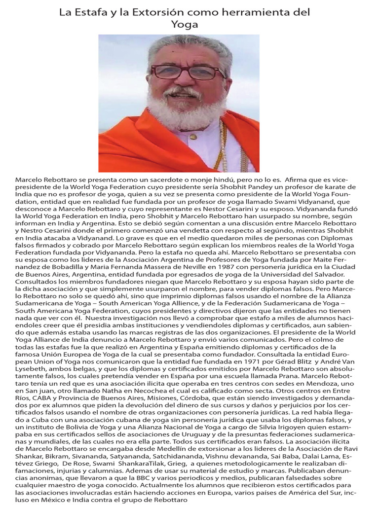 Marcelo ReBottaro Estafador | PDF | Yoga | Āstika