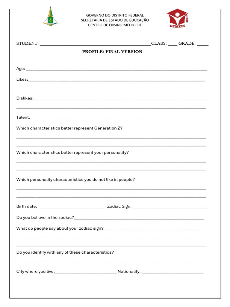 Profile - Final Version | PDF