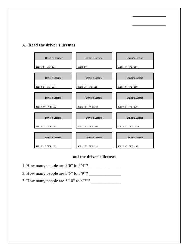Book 1 Unit 1 Lesson 2 Worksheets | PDF | Human Appearance | Beauty